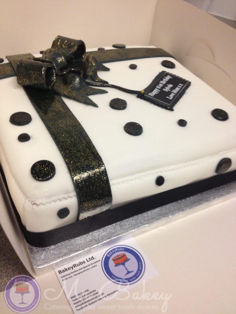 Gift Box Cake - Mr Bakey