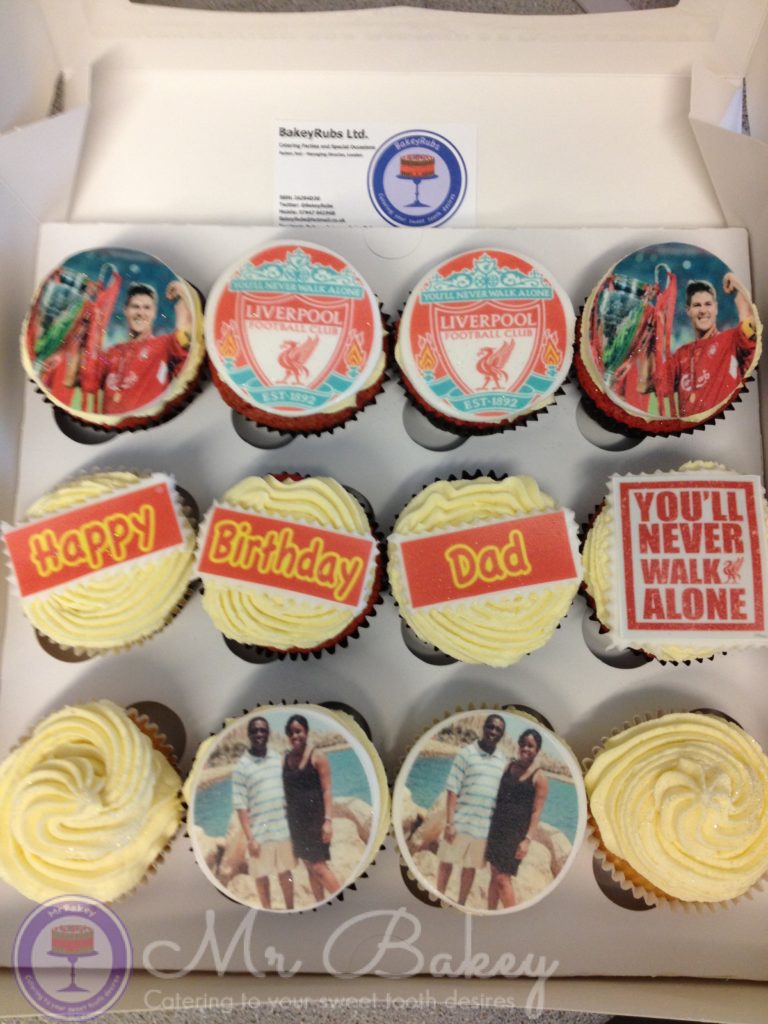Football Themed Cupcakes - Mr Bakey