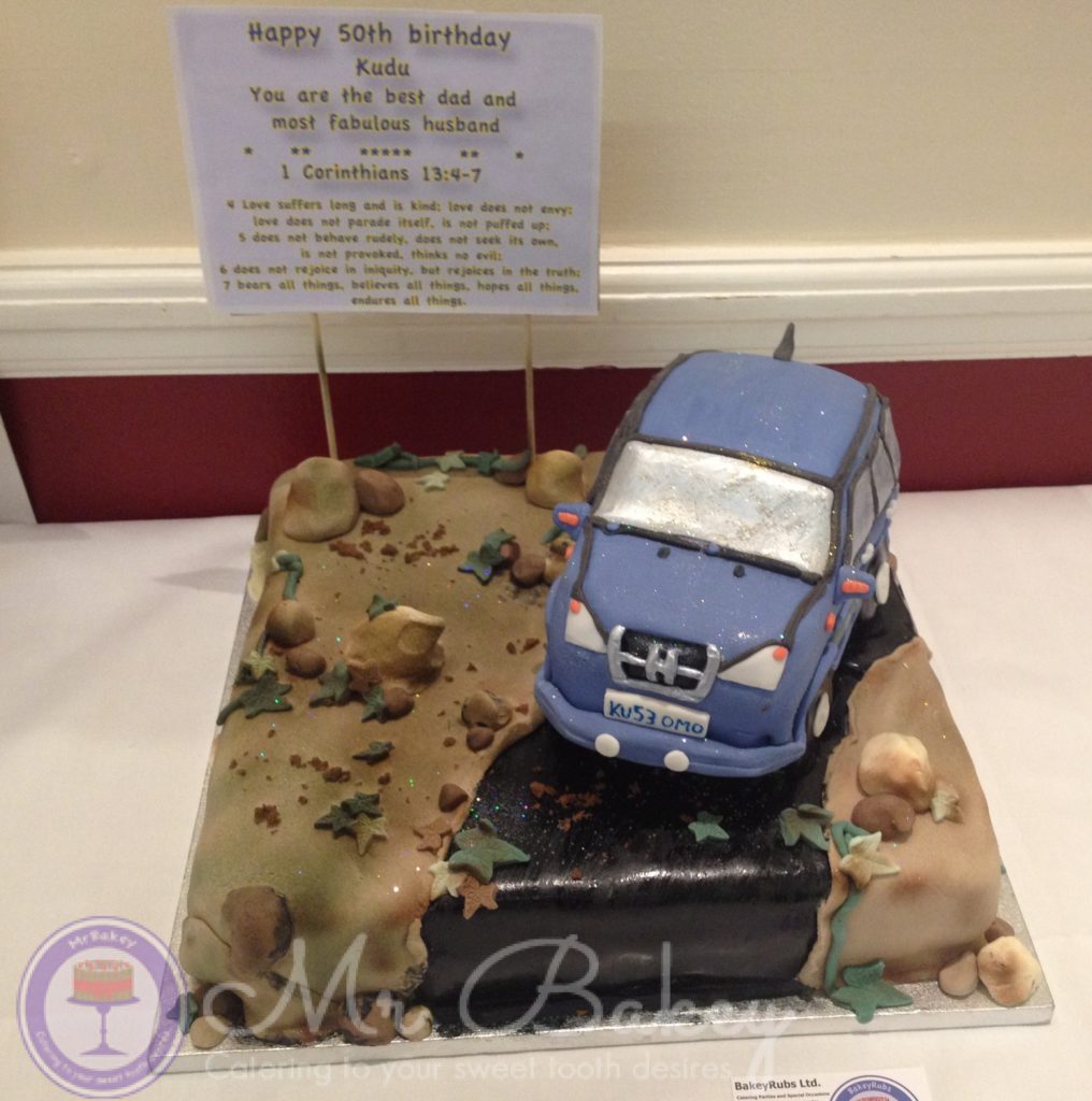 Honda SUV Car Birthday Cake - Mr Bakey