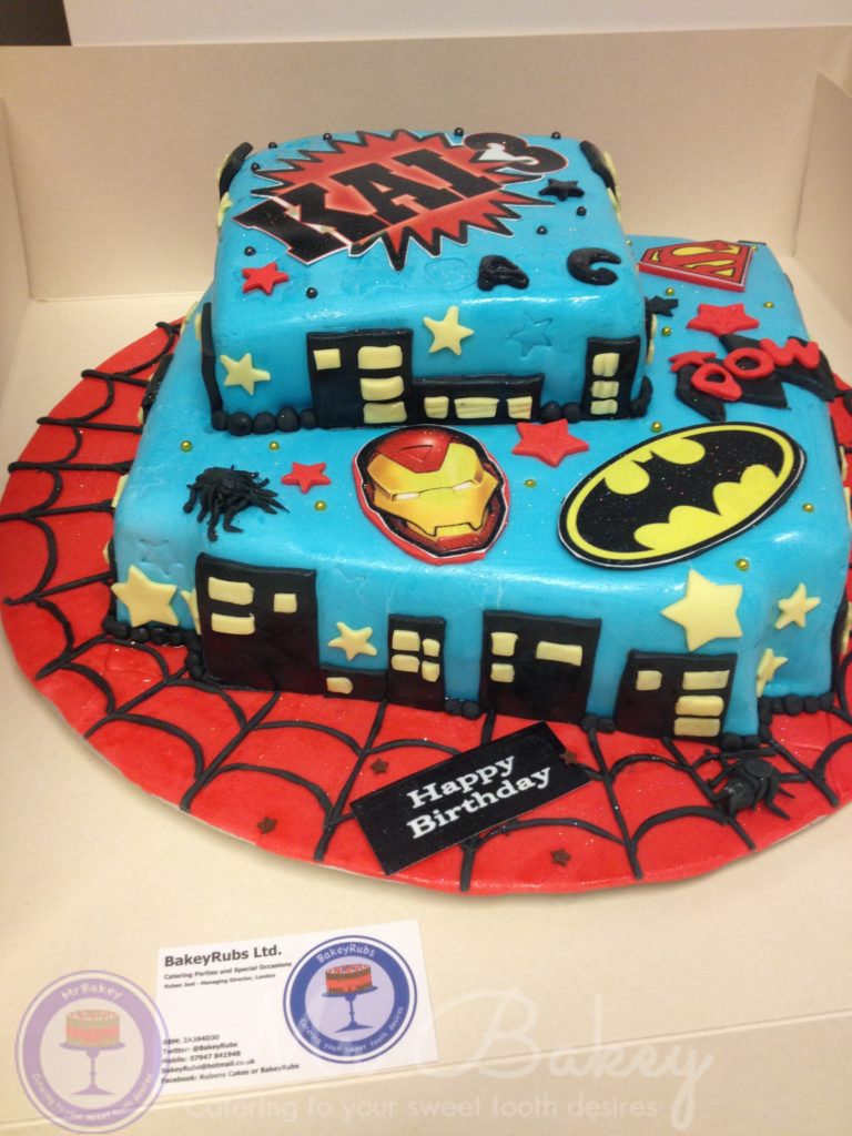 Marvel & DC Comics Cake - Mr Bakey