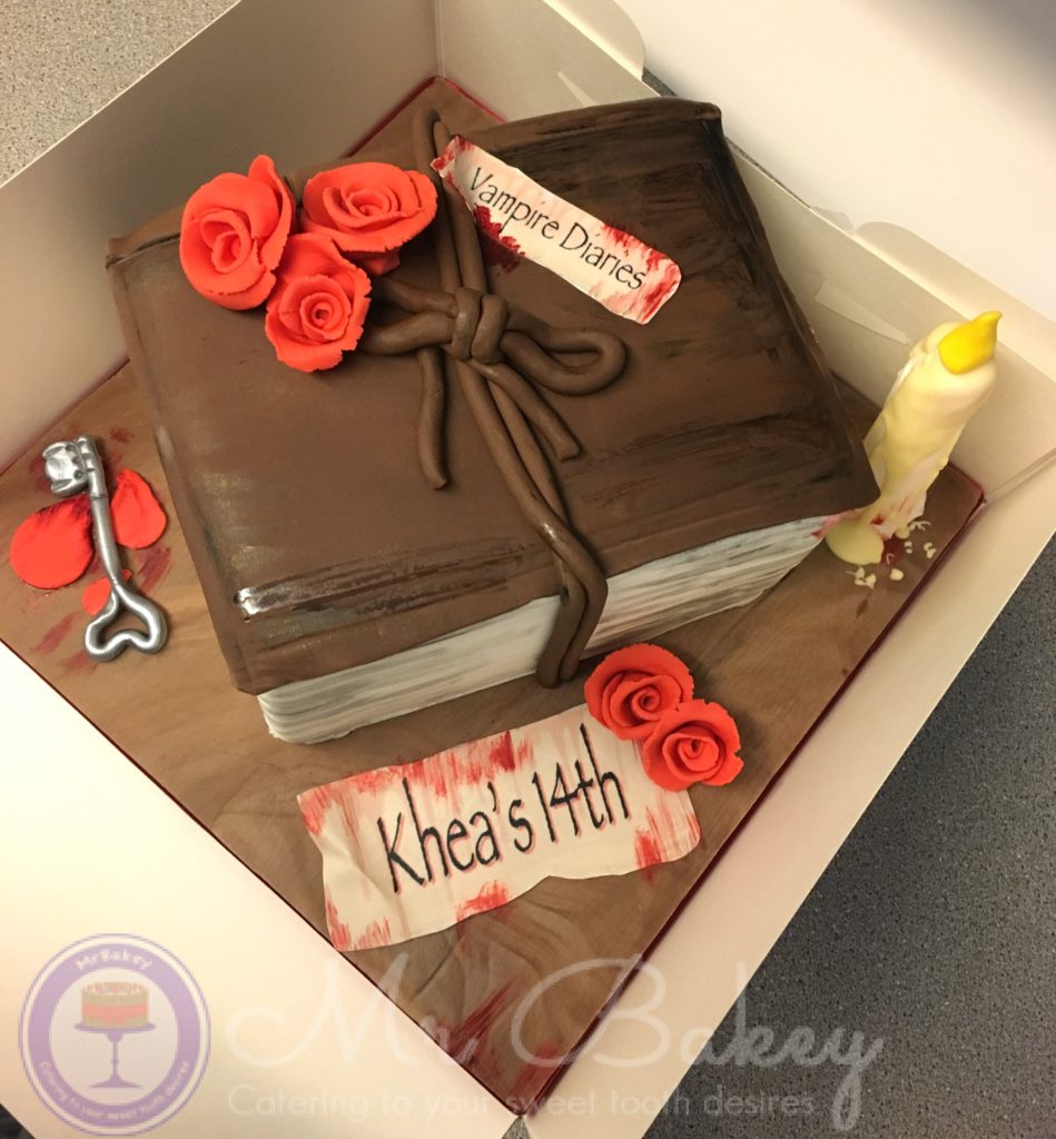 Vampire Diary Themed Cake - Mr Bakey
