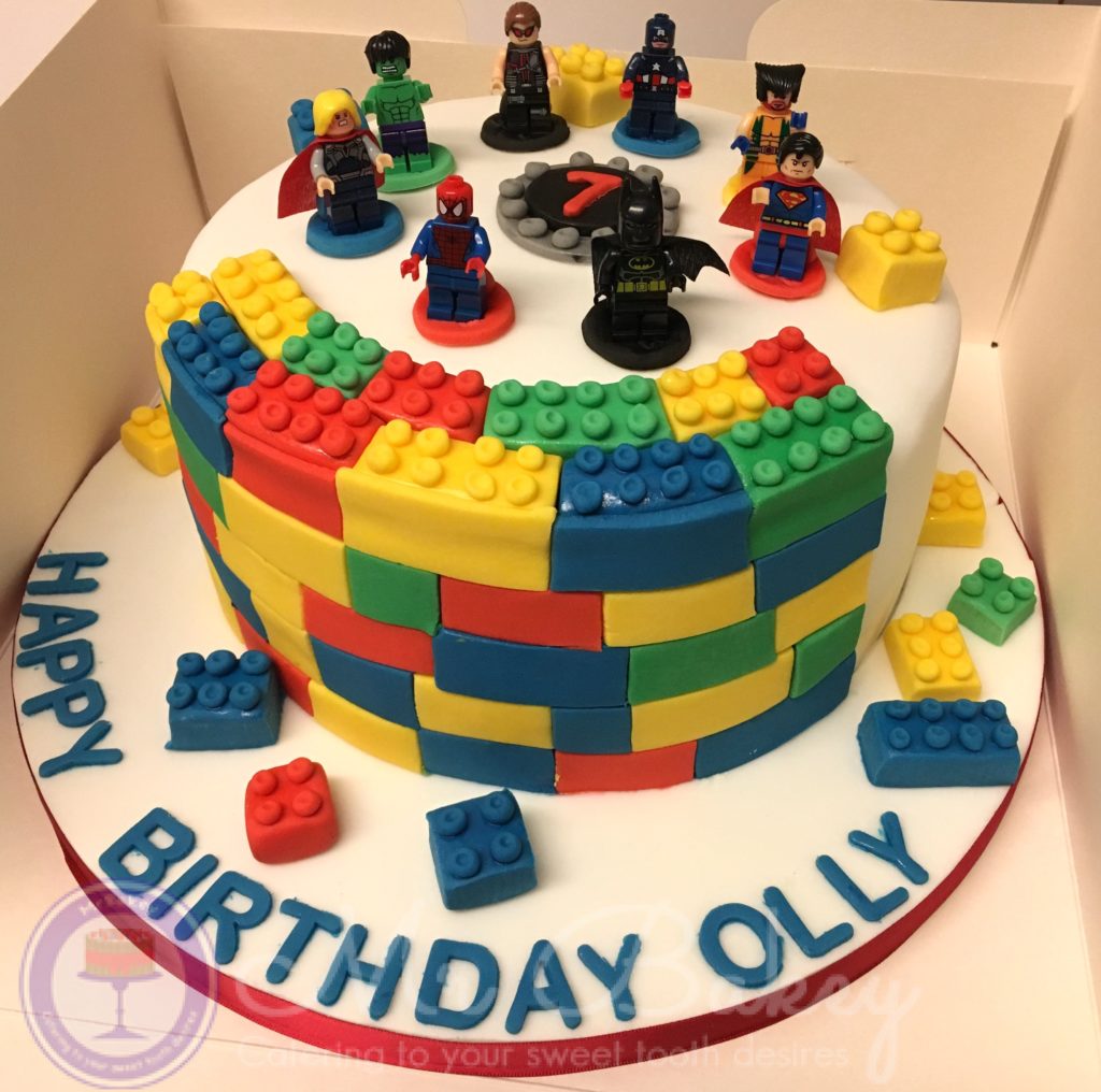 Lego Themed Cake - Mr Bakey