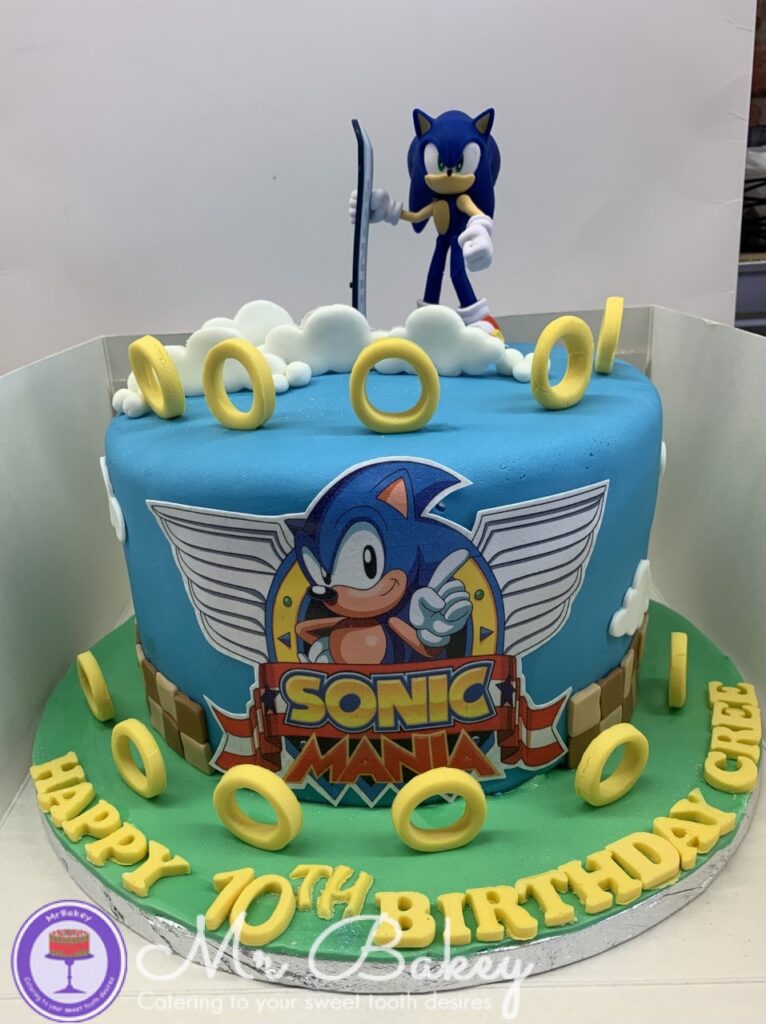 Sonic The Hedgehog Cake - Mr Bakey